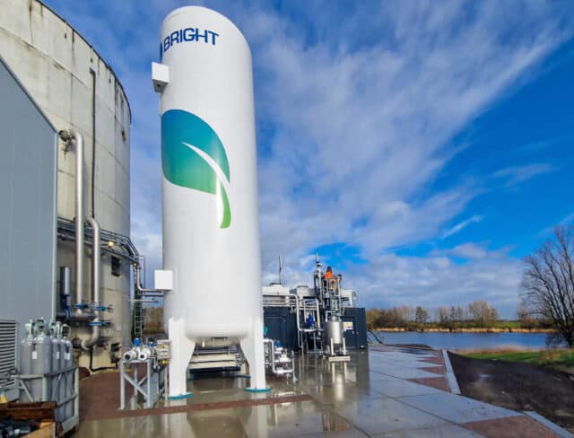 New CO2 liquefaction technology at AD facility | Bright Renewables
