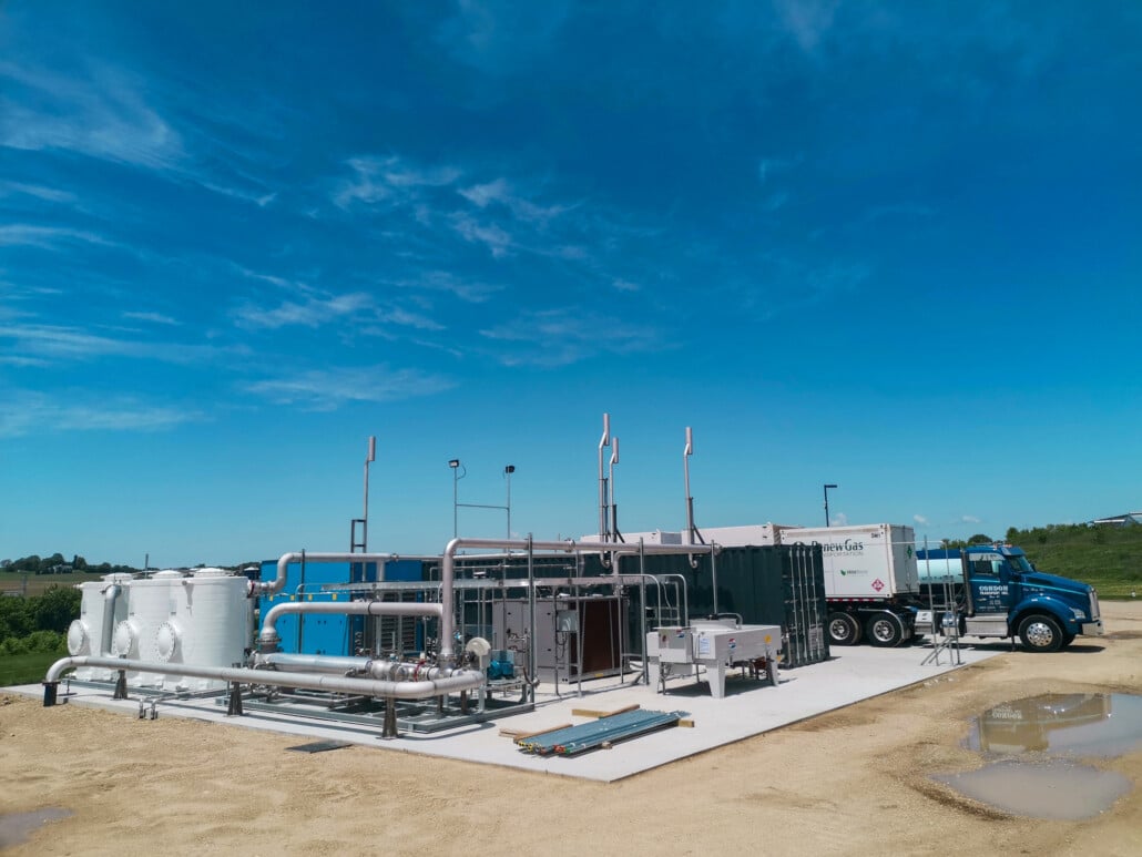 Virtual Pipeline Successfully put into Practice at RNG project in Dane, USA