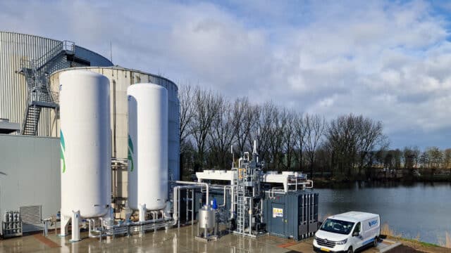 New CO2 liquefaction technology at AD facility | Bright Renewables