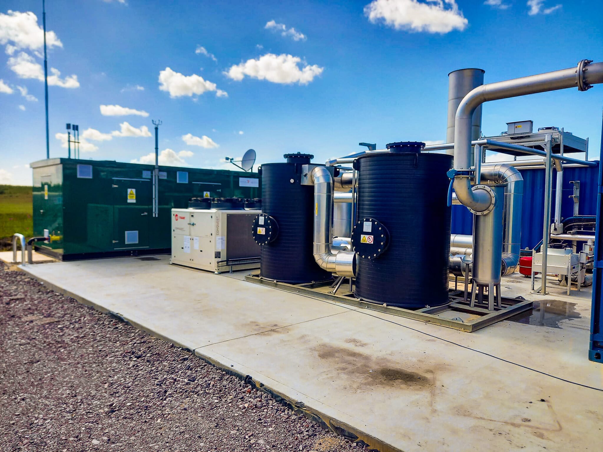 PurePac Medium biogas upgrading project in Malmesbury, UK